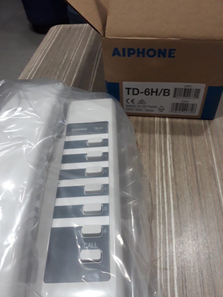 Aiphone Intercom TD-6H/B – JTM