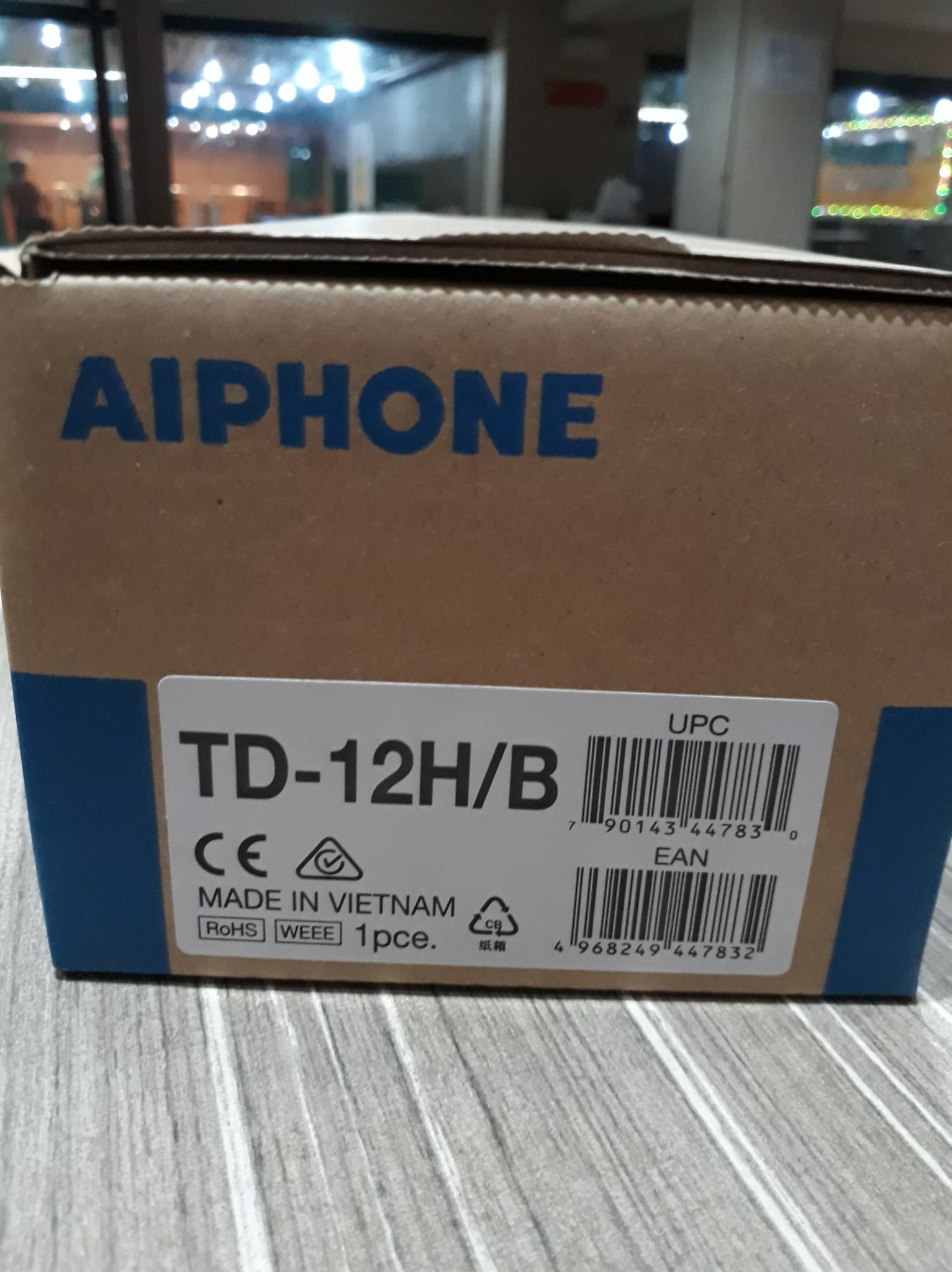 Aiphone Intercom TD-12H/B – JTM